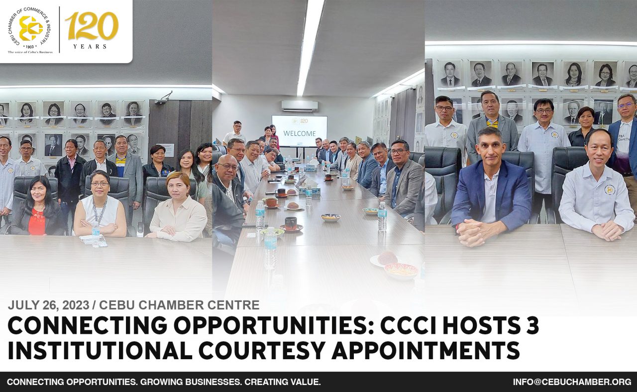 Connecting Opportunities: CCCI Hosts 3 Institutional Courtesy ...