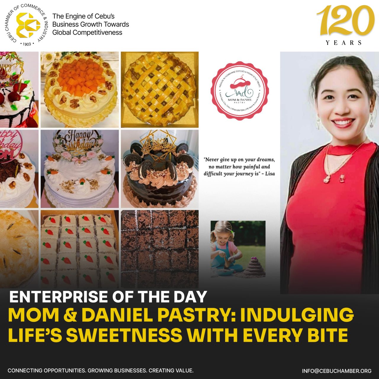 MOM & DANIEL PASTRY: Indulging Life’s Sweetness with every bite - CCCI