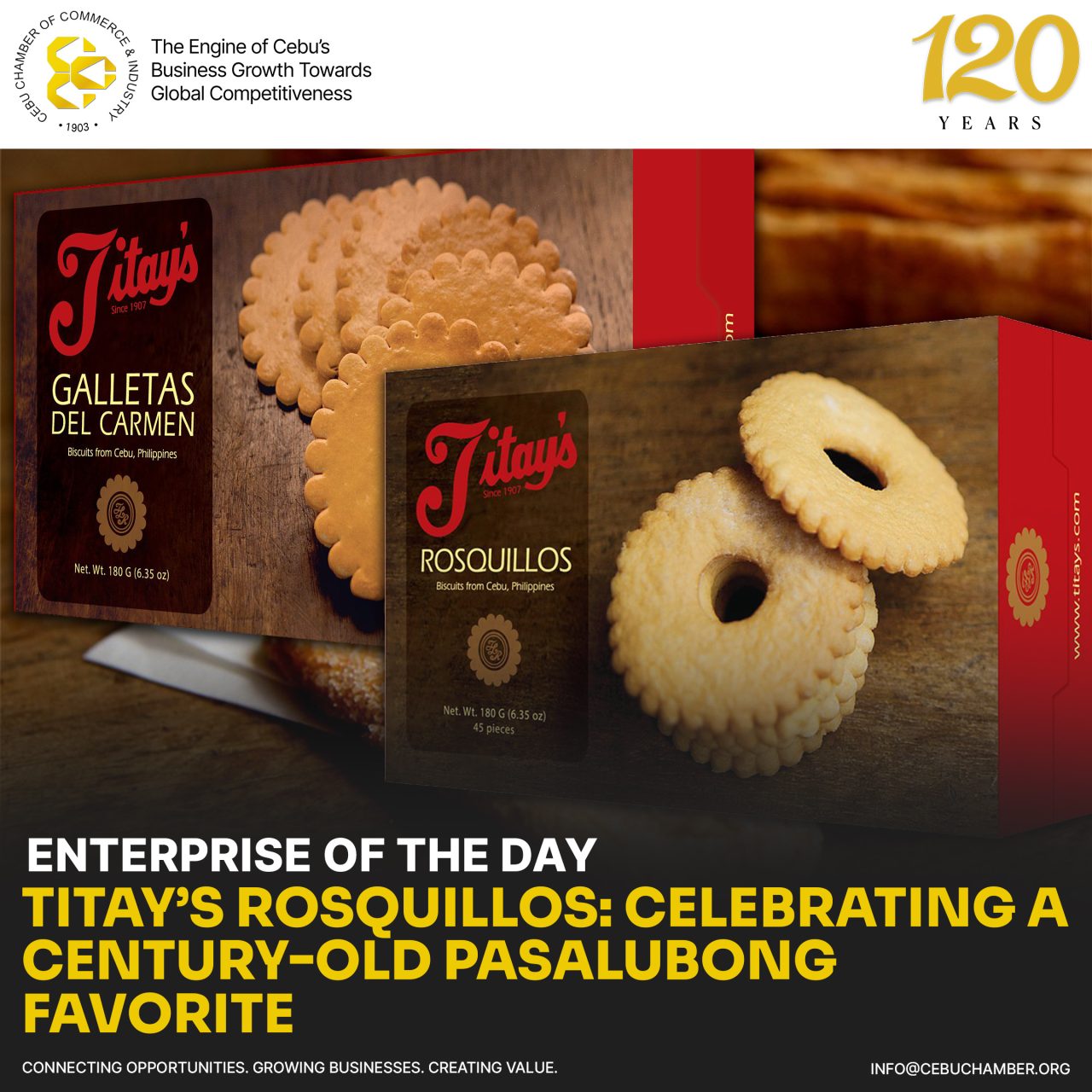 Titay’s Rosquillos: Celebrating a century-old Pasalubong favorite - CCCI